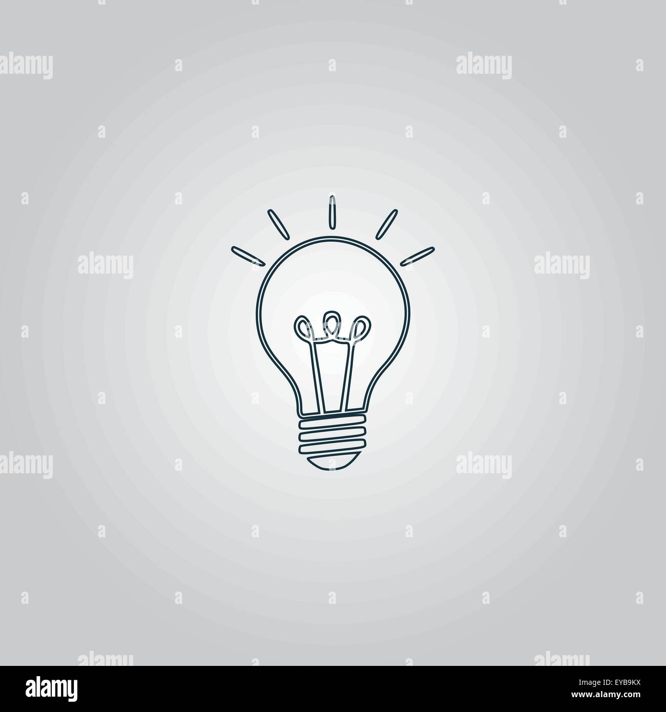 Light lamp sign icon. Idea symbol Stock Vector Image & Art - Alamy