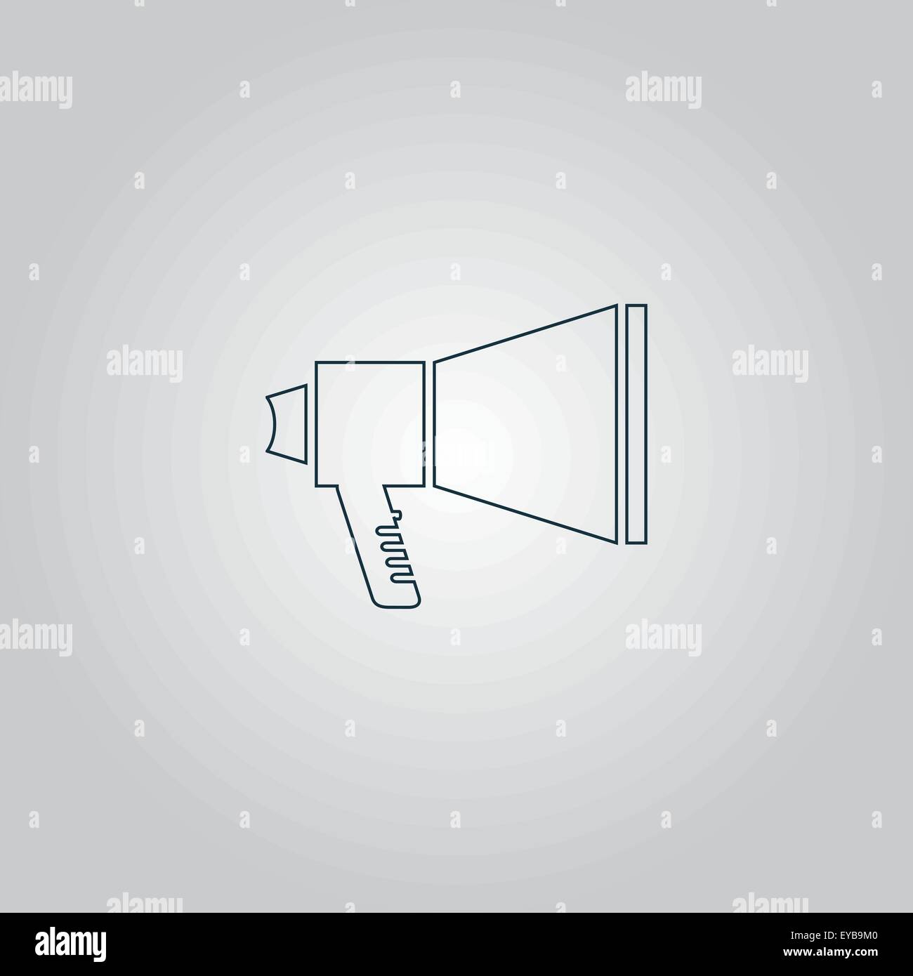 Megaphone stock vector Stock Vector Images - Alamy