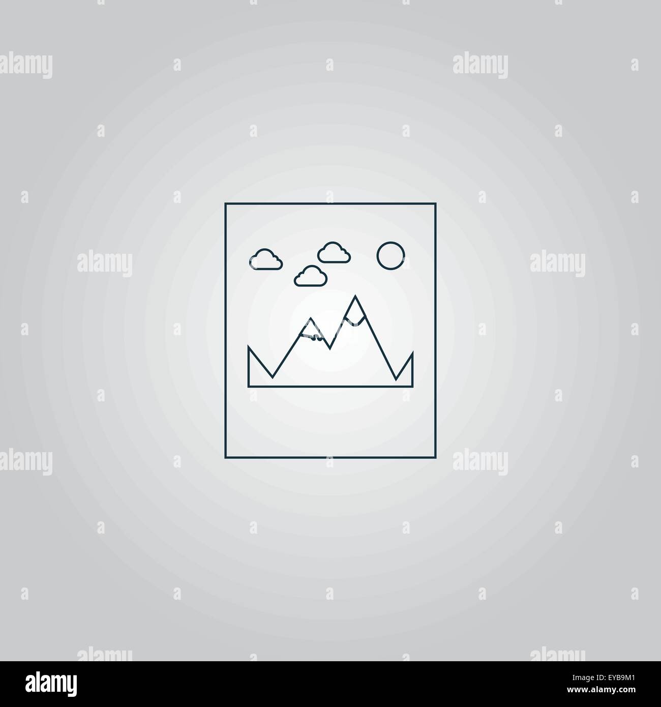 Landscape photo in winter Stock Vector Images - Alamy