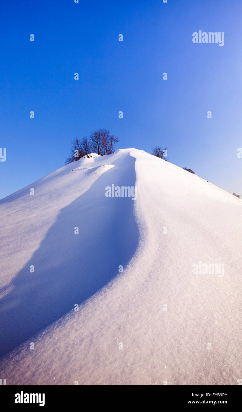 the snow-covered hill Stock Photo - Alamy