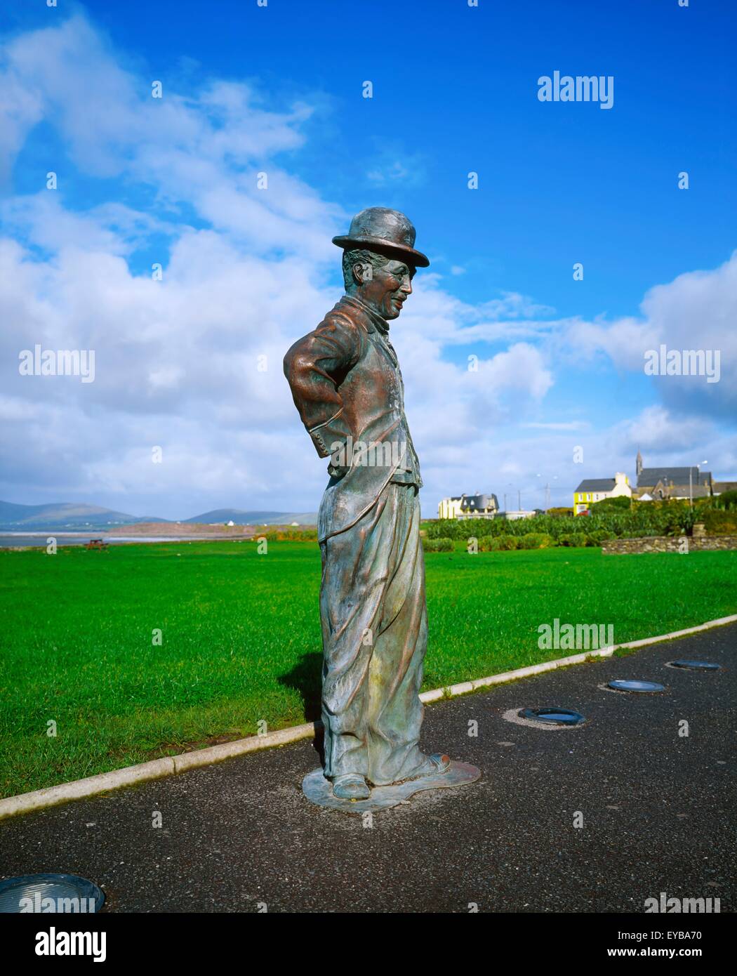 Charlie Chaplin, Waterville, Co Kerry, Ireland; Statue Of Charlie ...