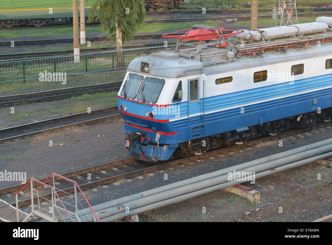 Car on railway tracks hi-res stock photography and images - Alamy