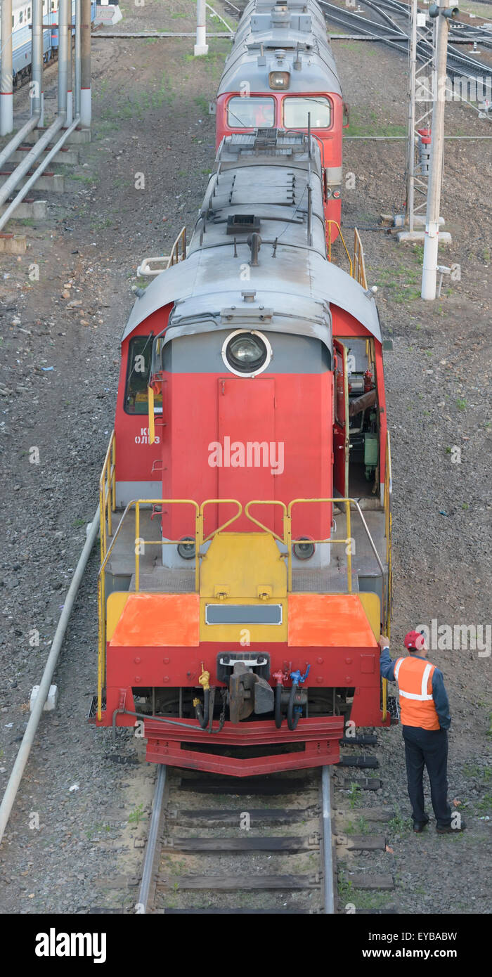 Shunting locomotive hi-res stock photography and images - Alamy
