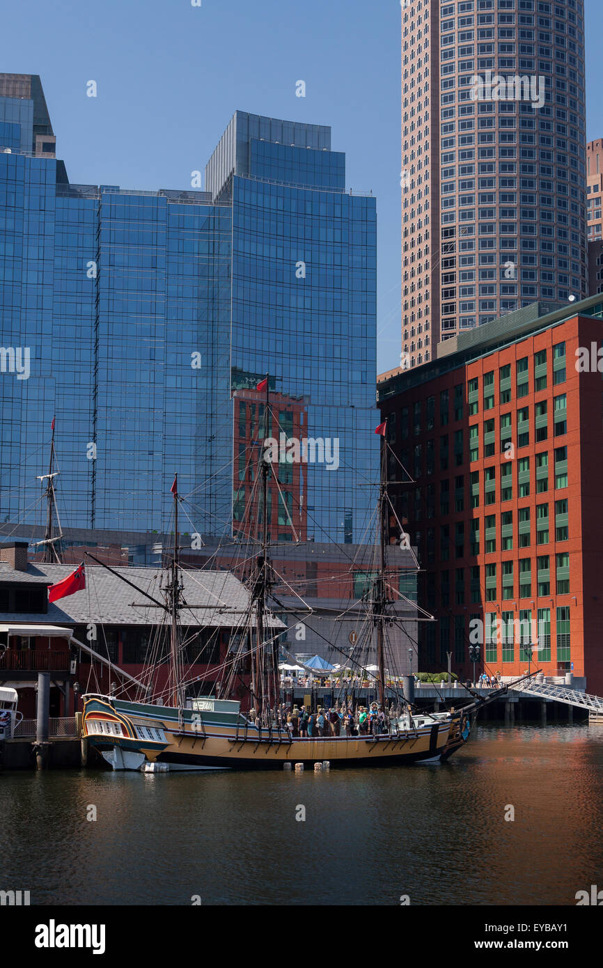 Boston Tea Party Ship Museum, along the Boston Harborwalk on the ...