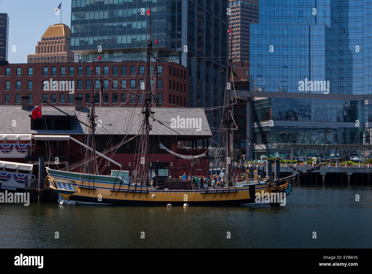 Boston Tea Party Ship Museum, along the Boston Harborwalk on the ...