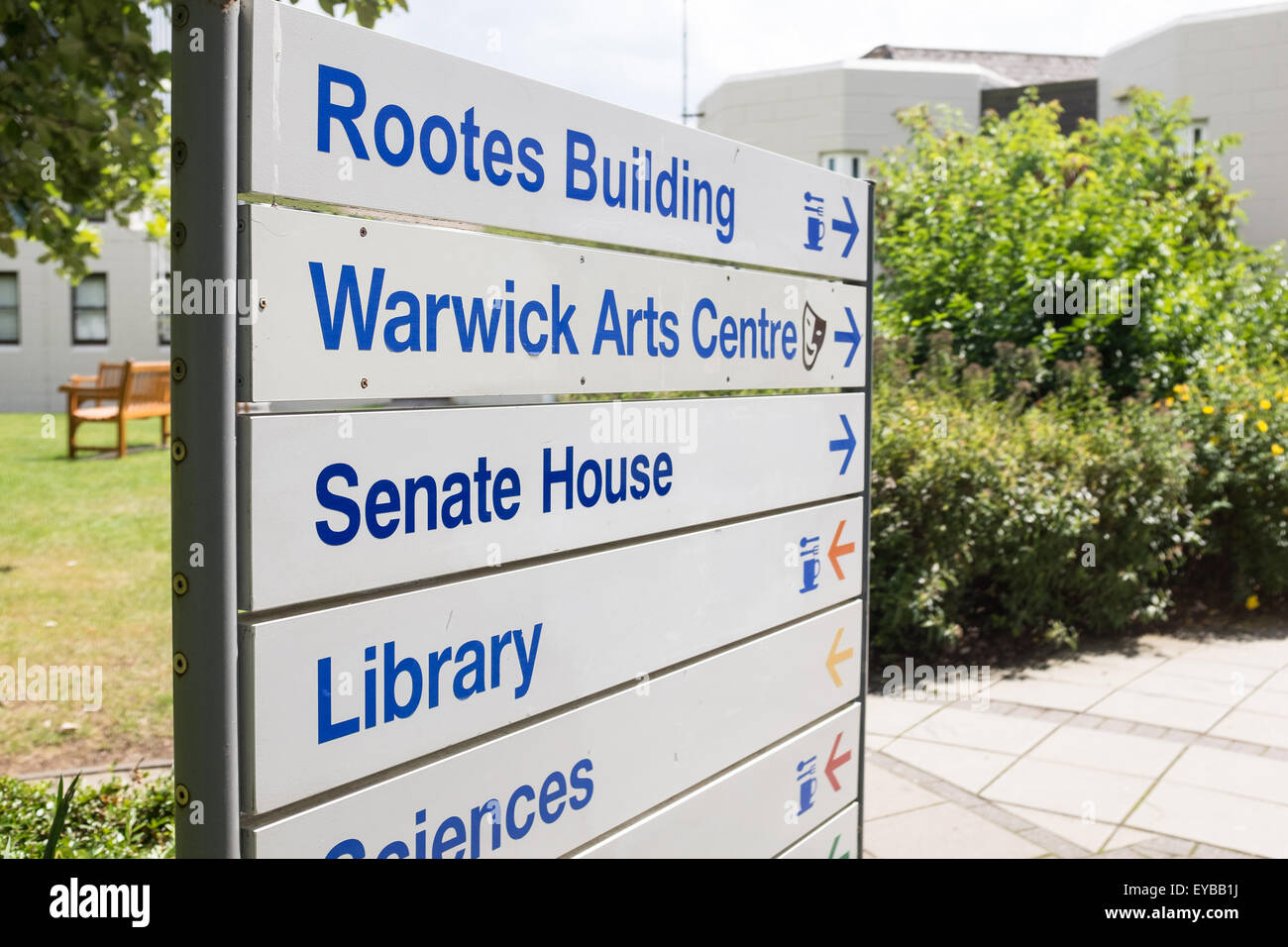 Signage at Warwick University at the Coventry campus Stock Photo - Alamy