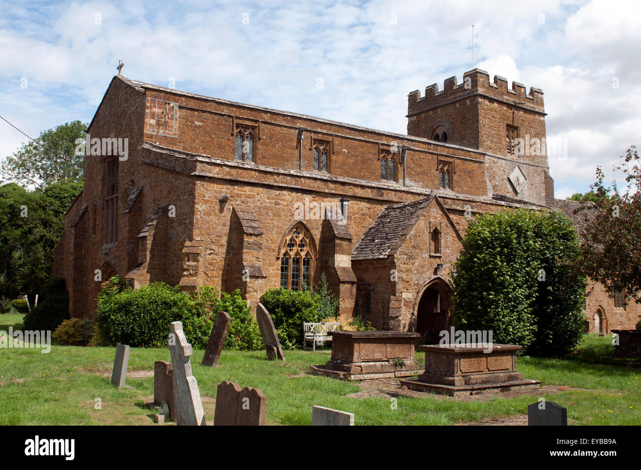 St. Etheldreda`s Church, Horley, Oxfordshire, England, UK Stock Photo ...