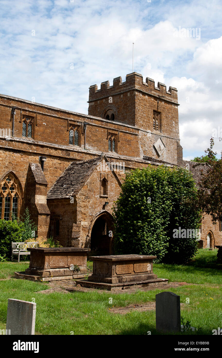 St. Etheldreda`s Church, Horley, Oxfordshire, England, UK Stock Photo ...