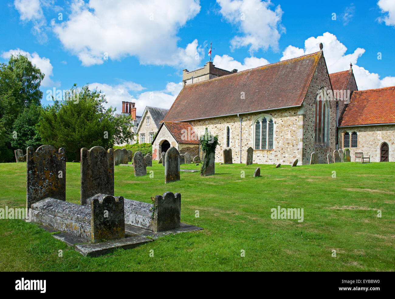 St Mary's Church, Selborne, Hampshire, England UK Stock Photo - Alamy