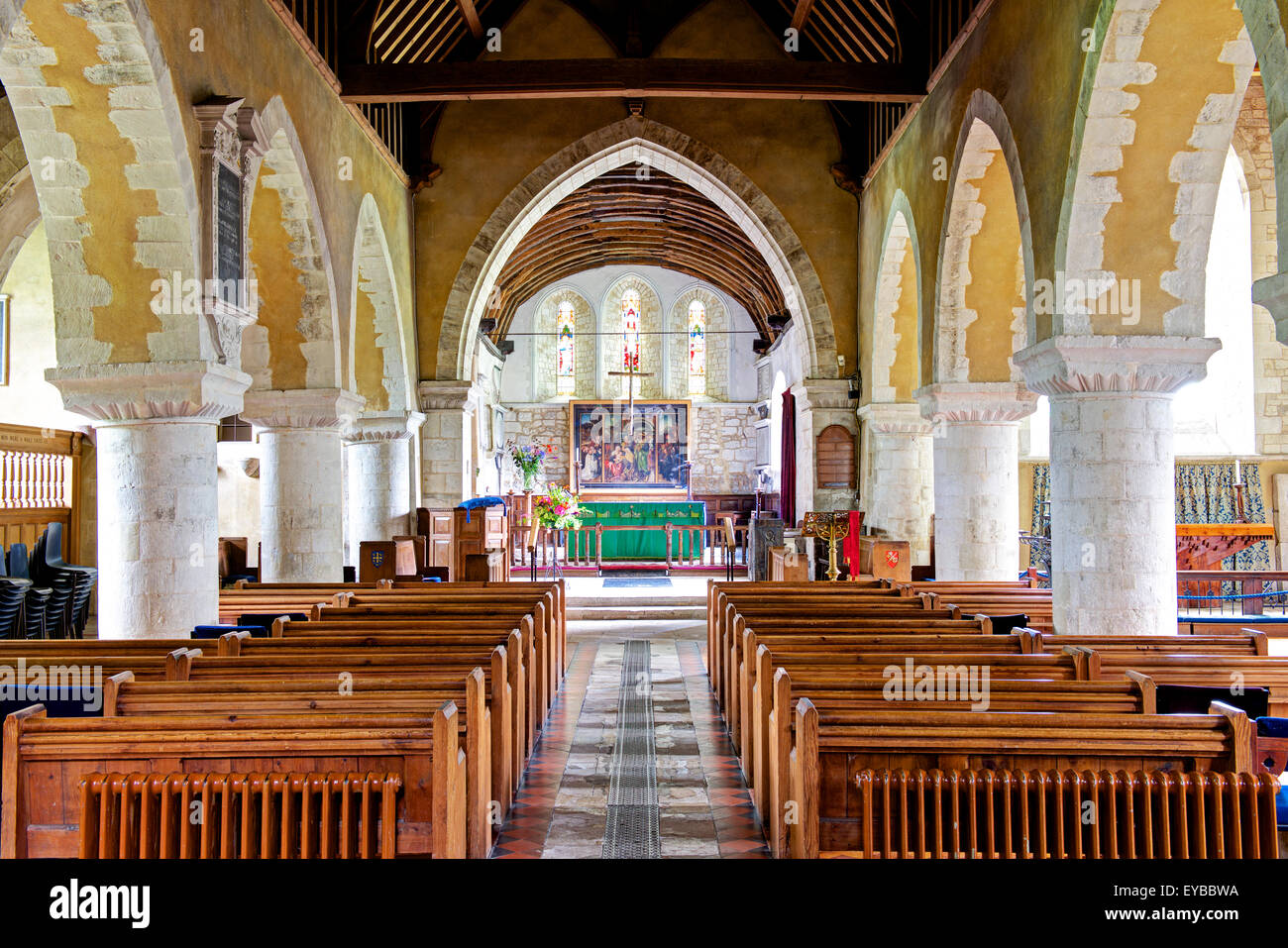 Interior of st marys church hi-res stock photography and images - Alamy