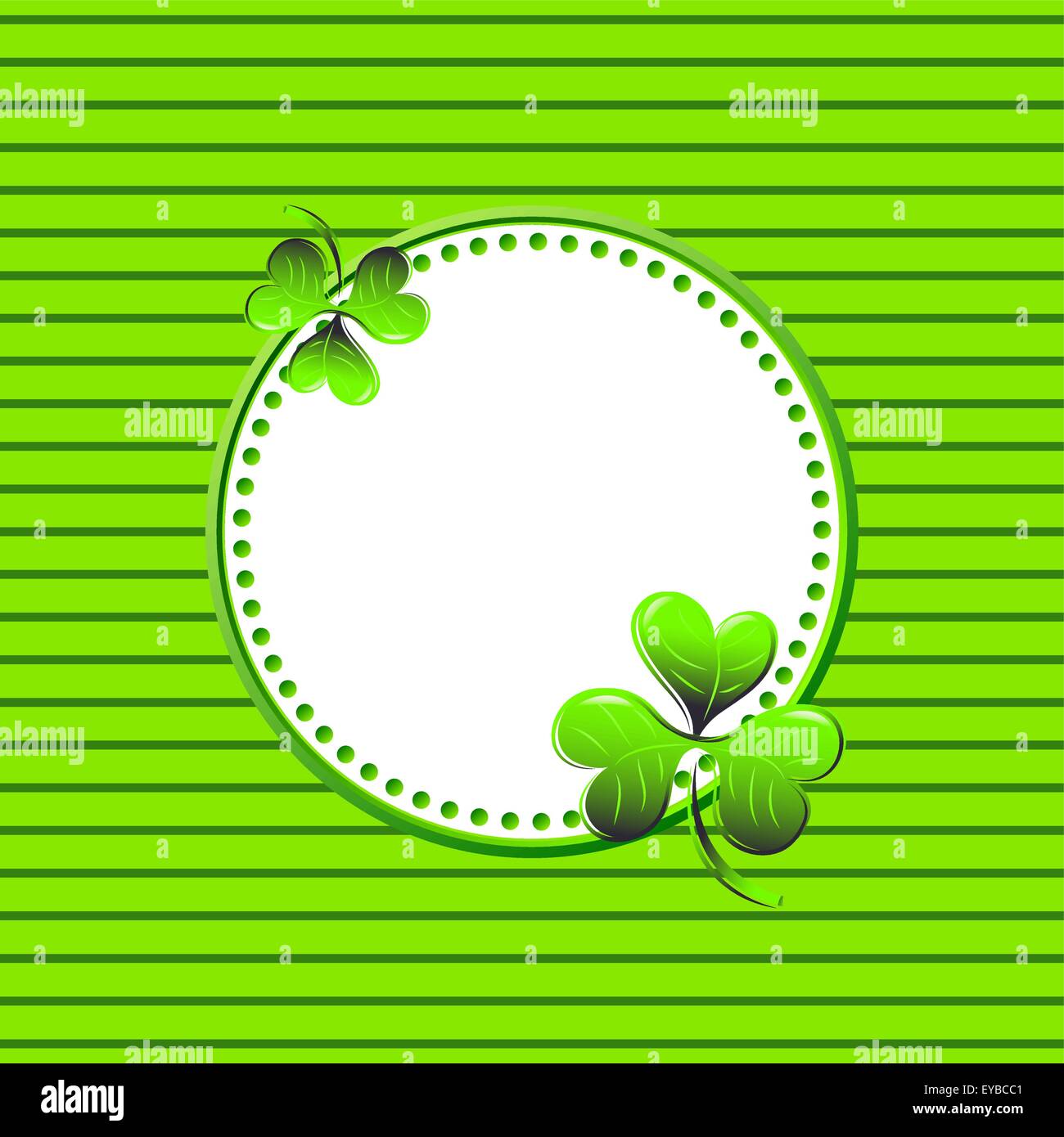Vector green frame for St. Patrick's Day Stock Vector Image & Art - Alamy
