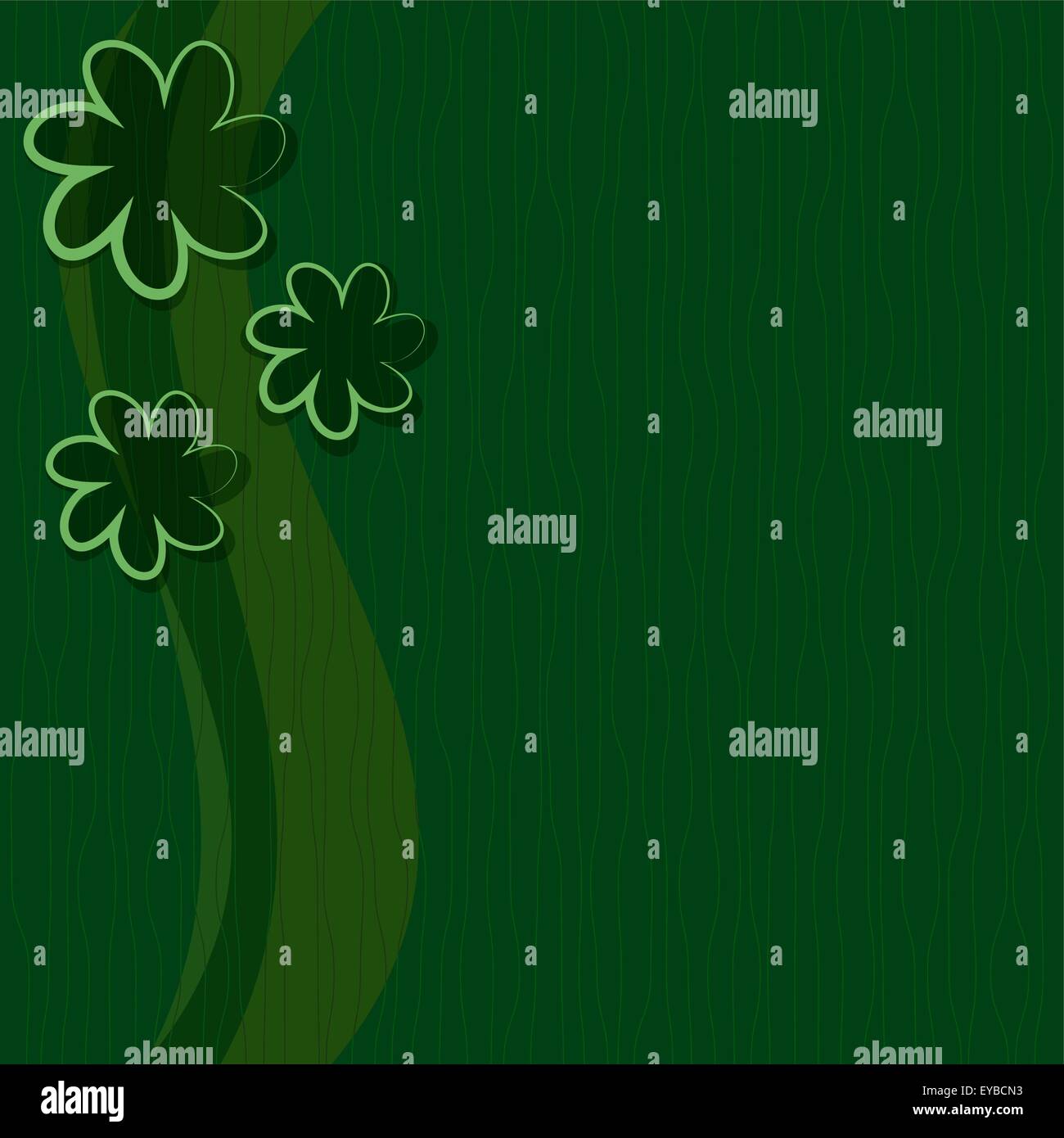 Vector green background. Abstract design with flowers Stock Vector ...