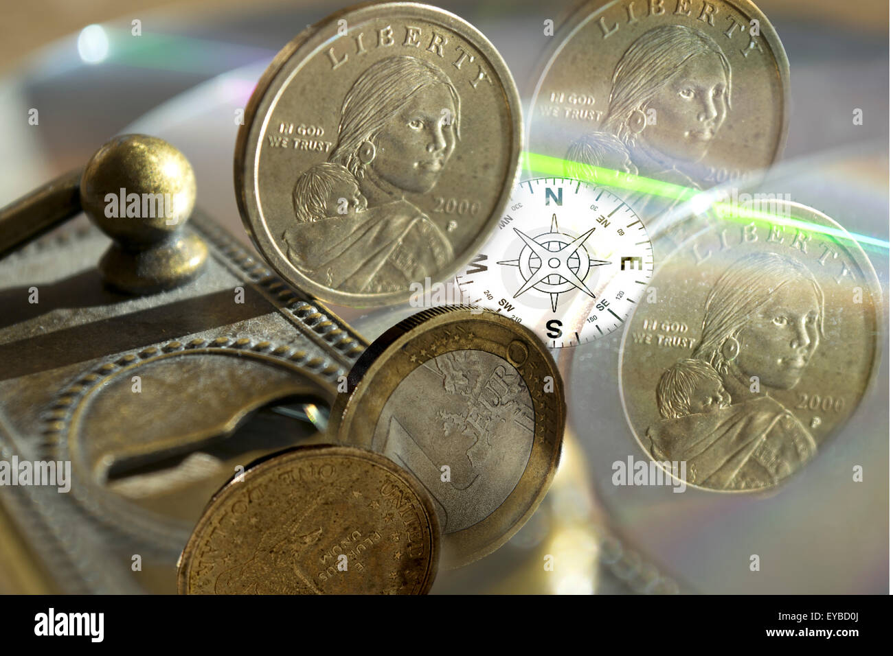 concept of monetary and banking security through a keyhole and some ...