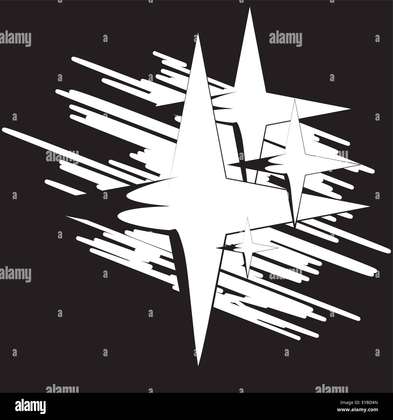 Four pointed star hi-res stock photography and images - Alamy