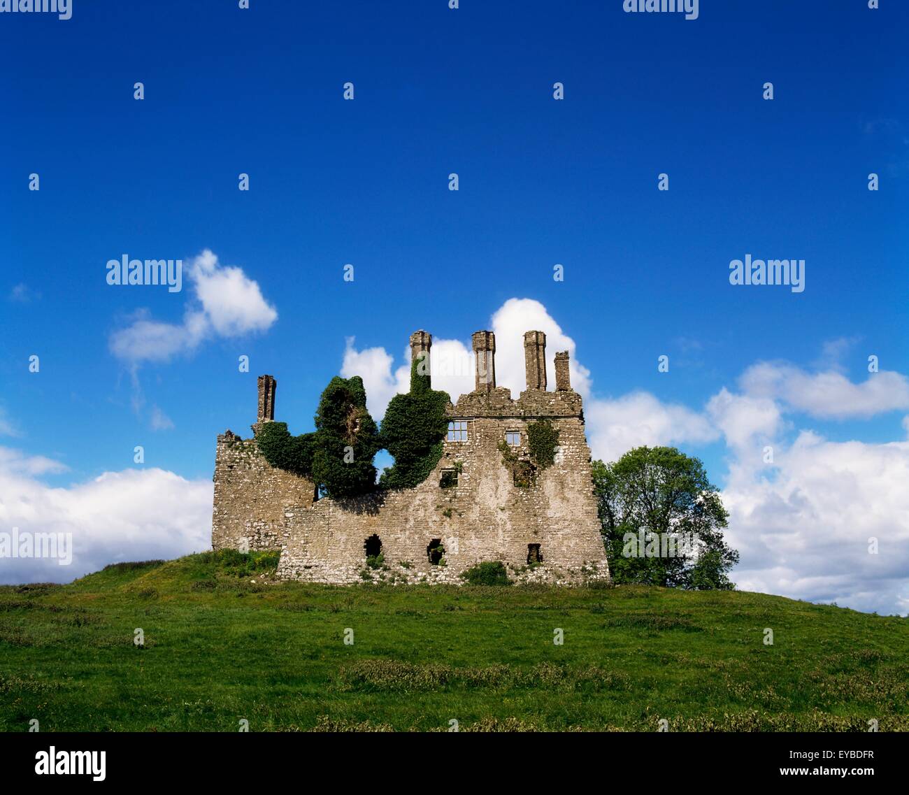 Carbury Castle, Co Kildare, Ireland; Medieval Castle Stock Photo - Alamy