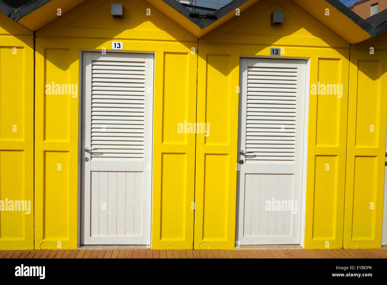 Beach changing room hi-res stock photography and images - Alamy