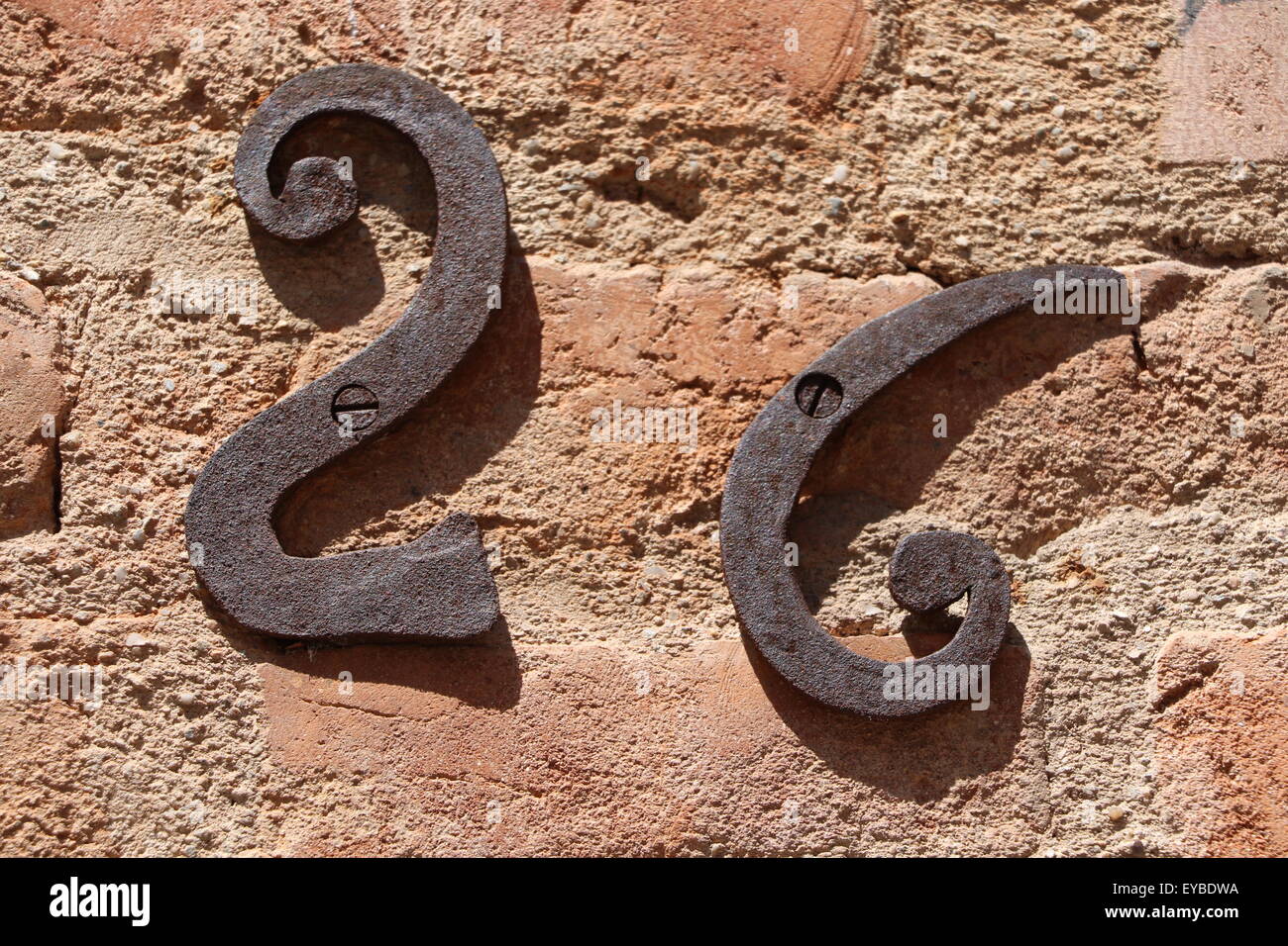 Number 26 door hi-res stock photography and images - Alamy