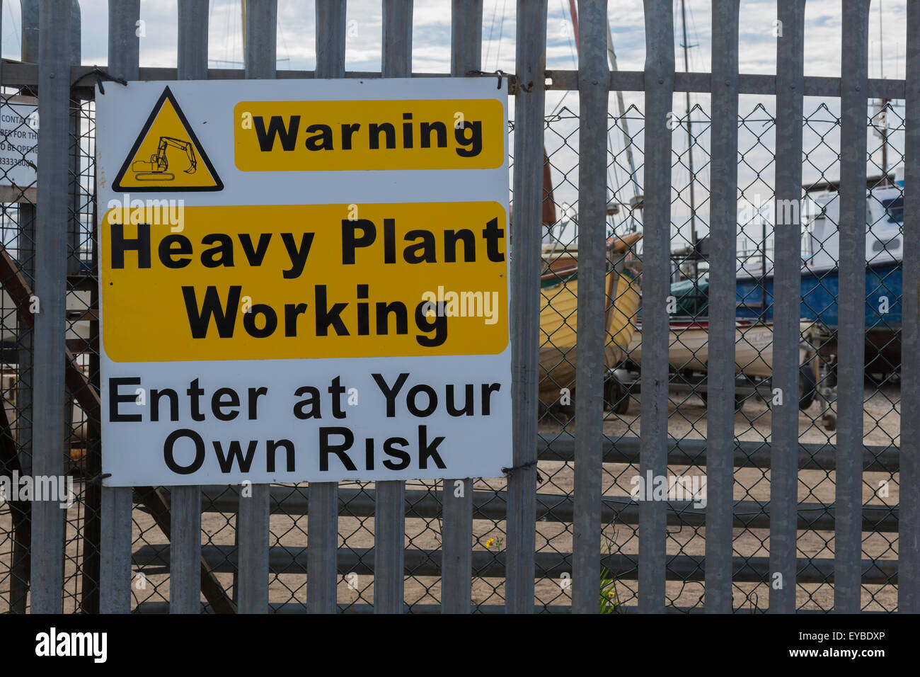 Enter at your own risk sign hi-res stock photography and images - Alamy