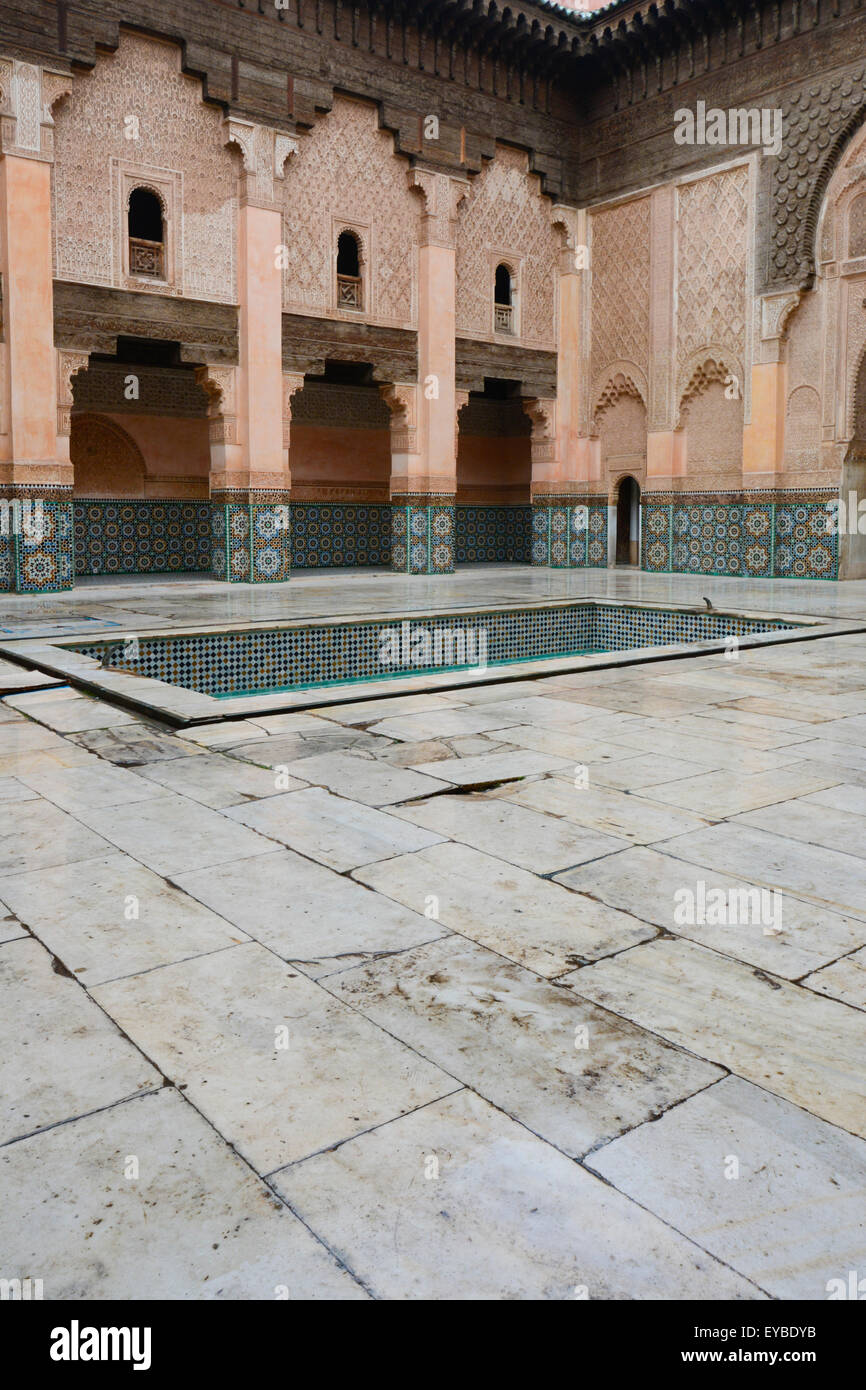 The Ben Youssef Madrasa in Marrakesh, Morocco Stock Photo - Alamy
