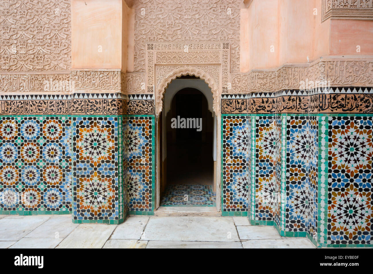 The Ben Youssef Madrasa in Marrakesh, Morocco Stock Photo - Alamy