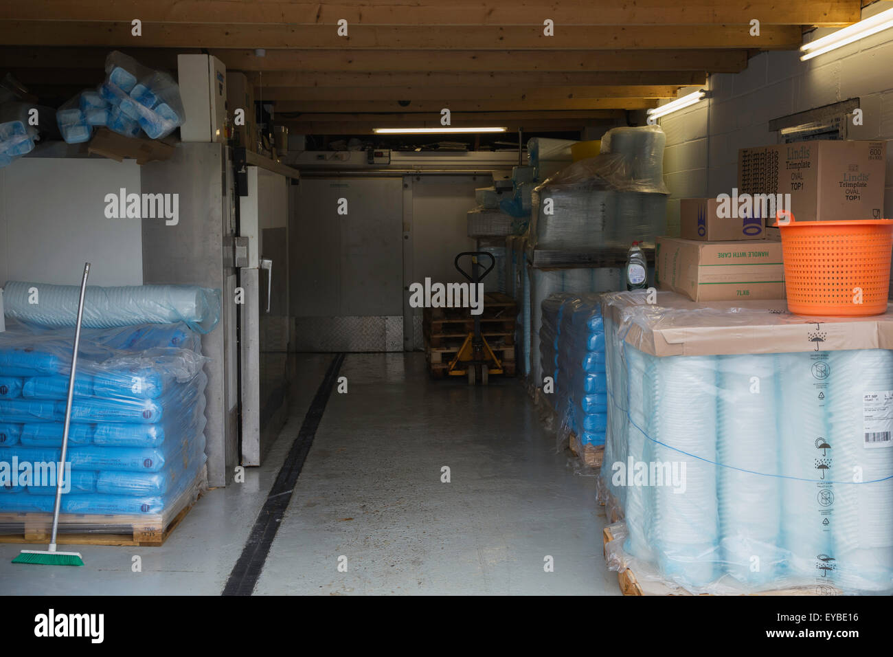 View inside Cold Storage Room Stock Photo - Alamy
