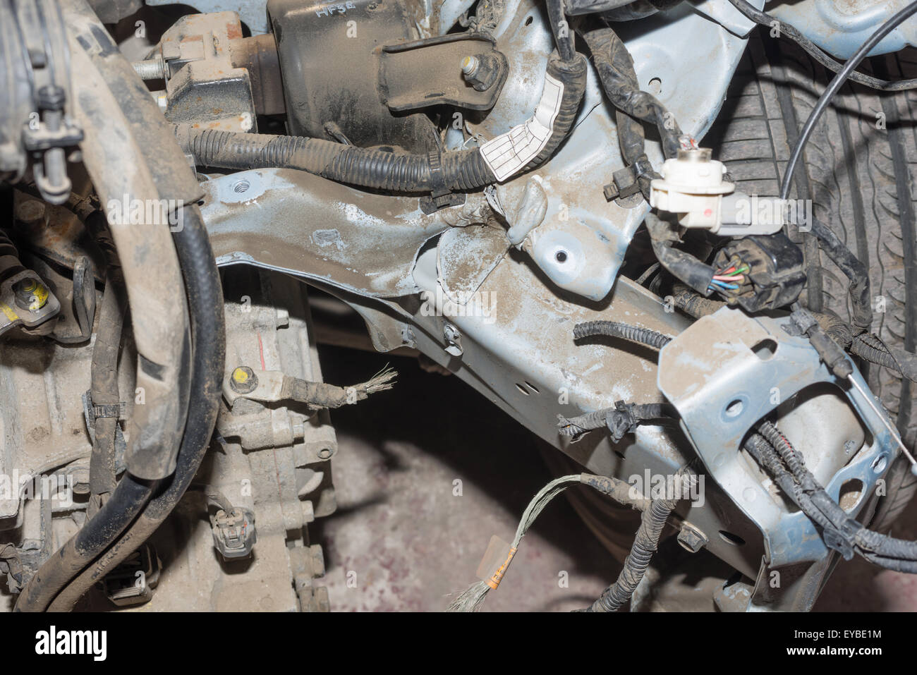 Wrecked car interior hi-res stock photography and images - Alamy