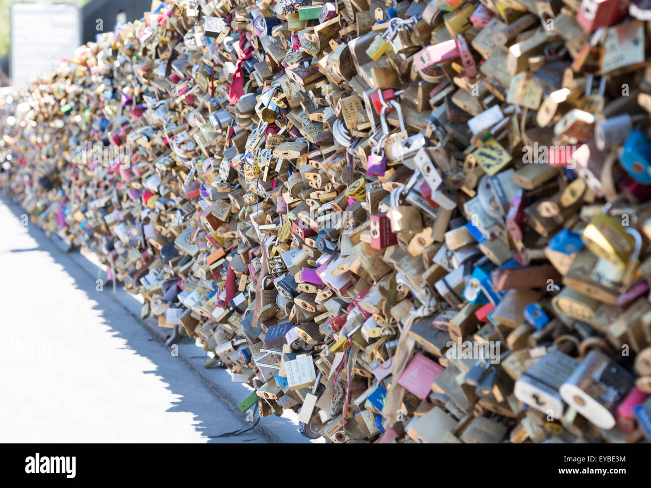 Close up love locks hi-res stock photography and images - Alamy