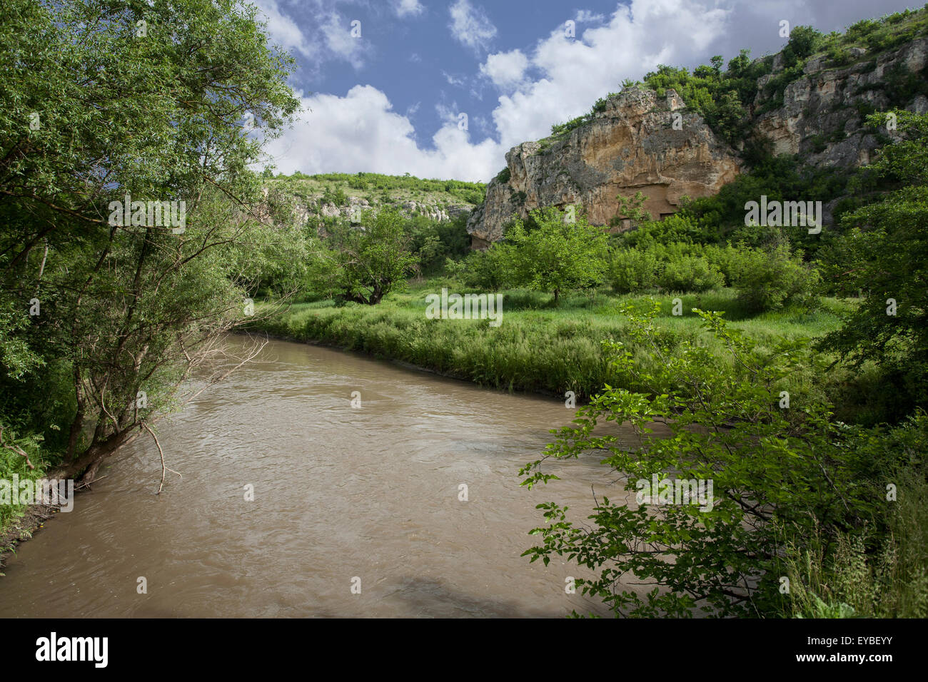 Roussenski Lom River, tributary of the Danube river, Roussenski Lom ...
