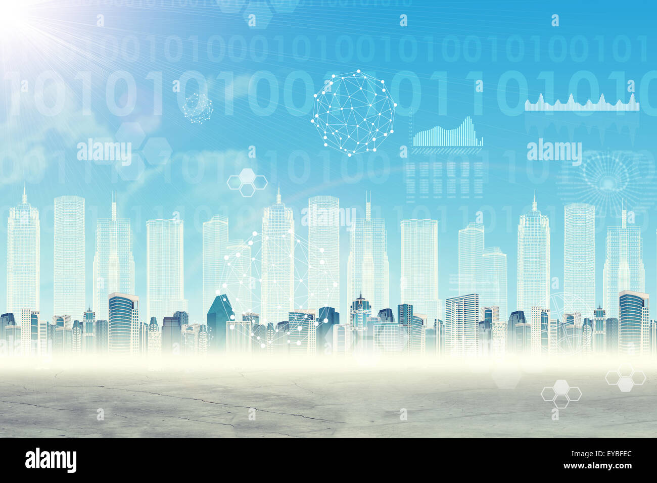 Abstract cityscape background Stock Photo - Alamy