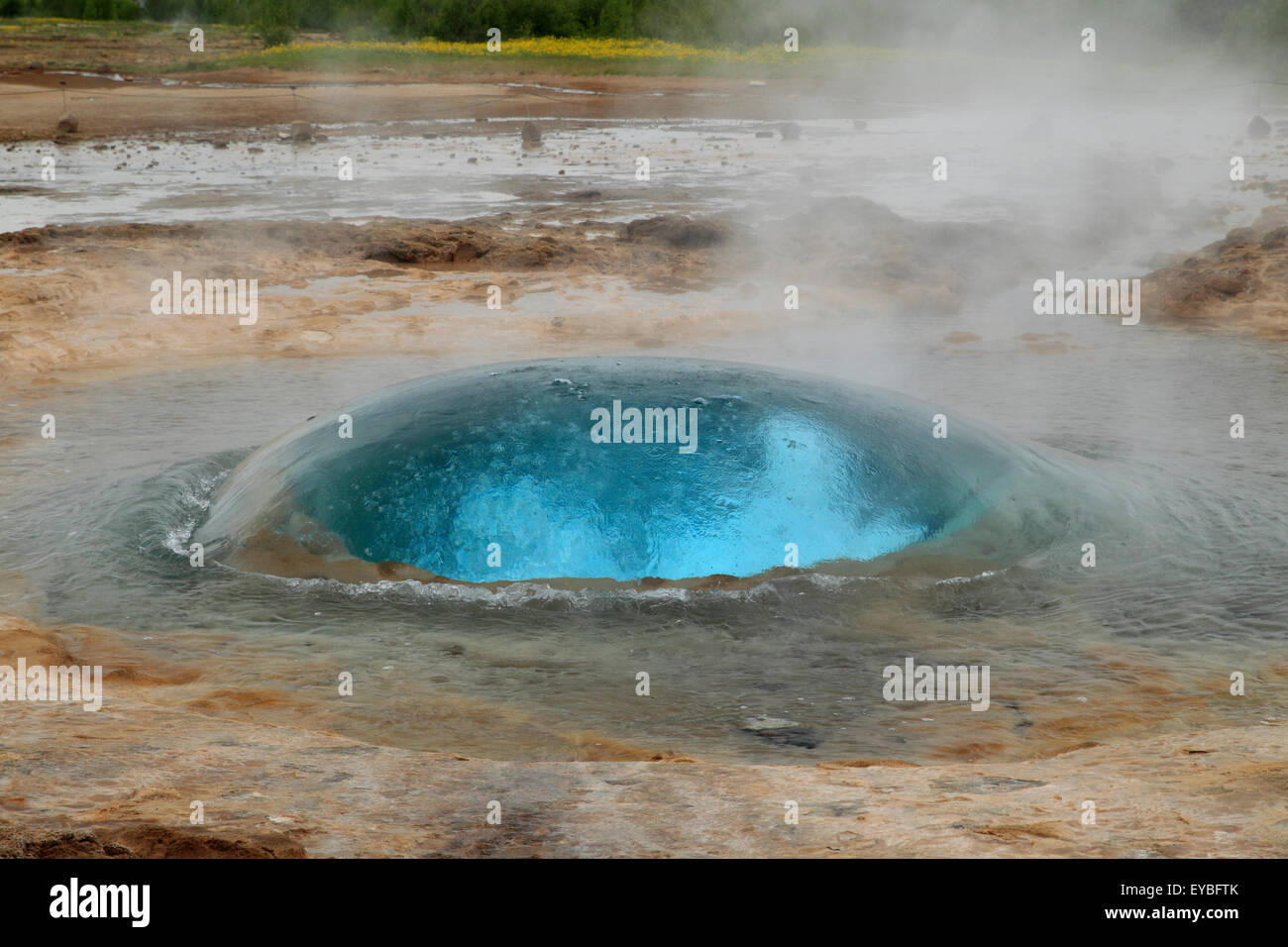 Strokkur Geyser Iceland Stock Photo - Alamy