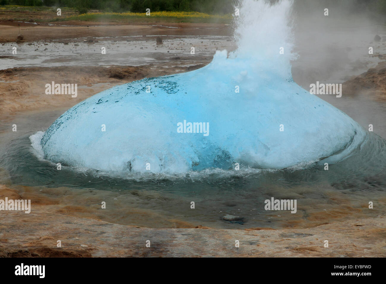 Strokkur Geyser Iceland Stock Photo - Alamy