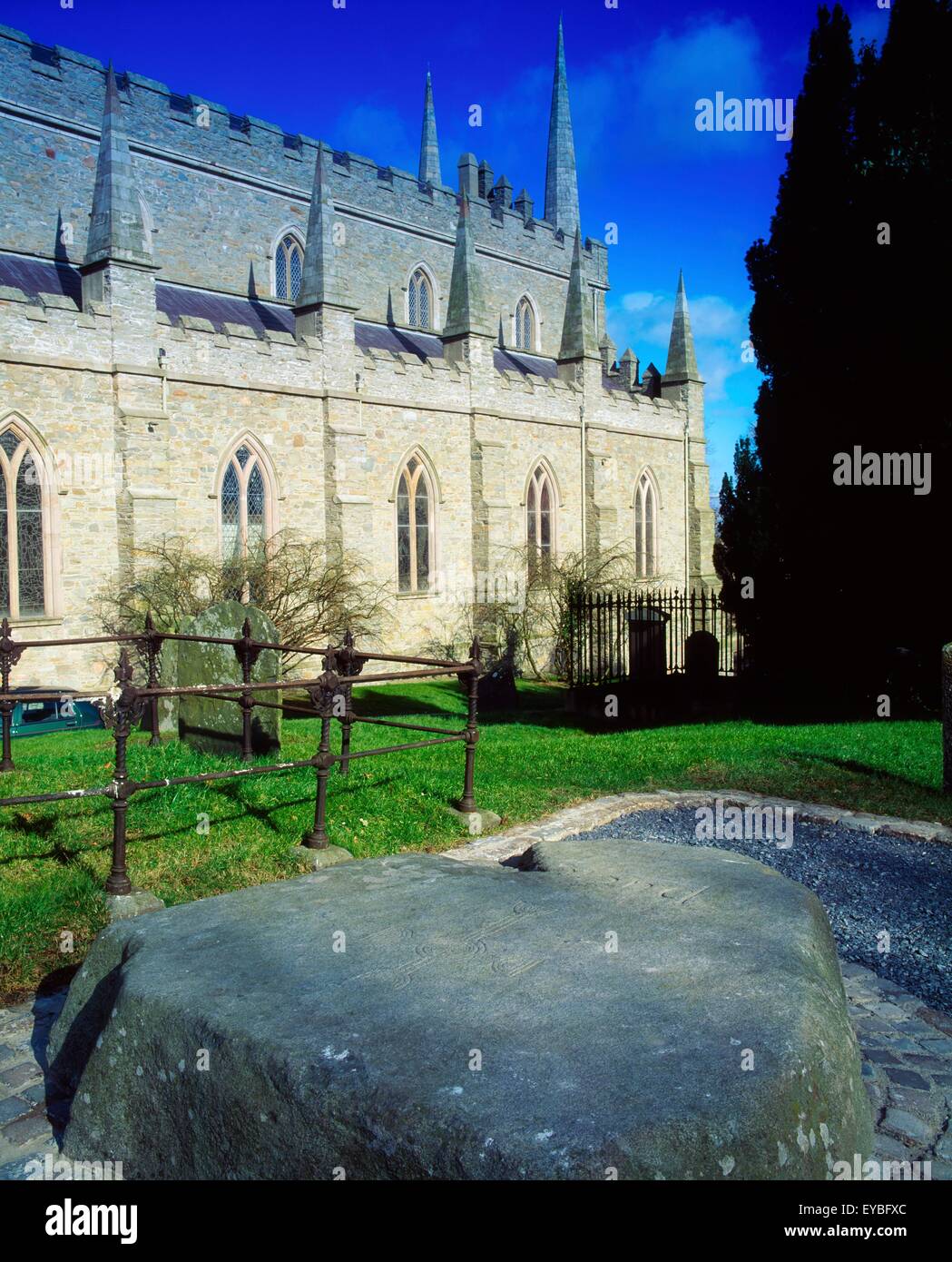 Down Cathedral, Downpatrick, Co Down, Ireland; 12Th Century Reputed ...