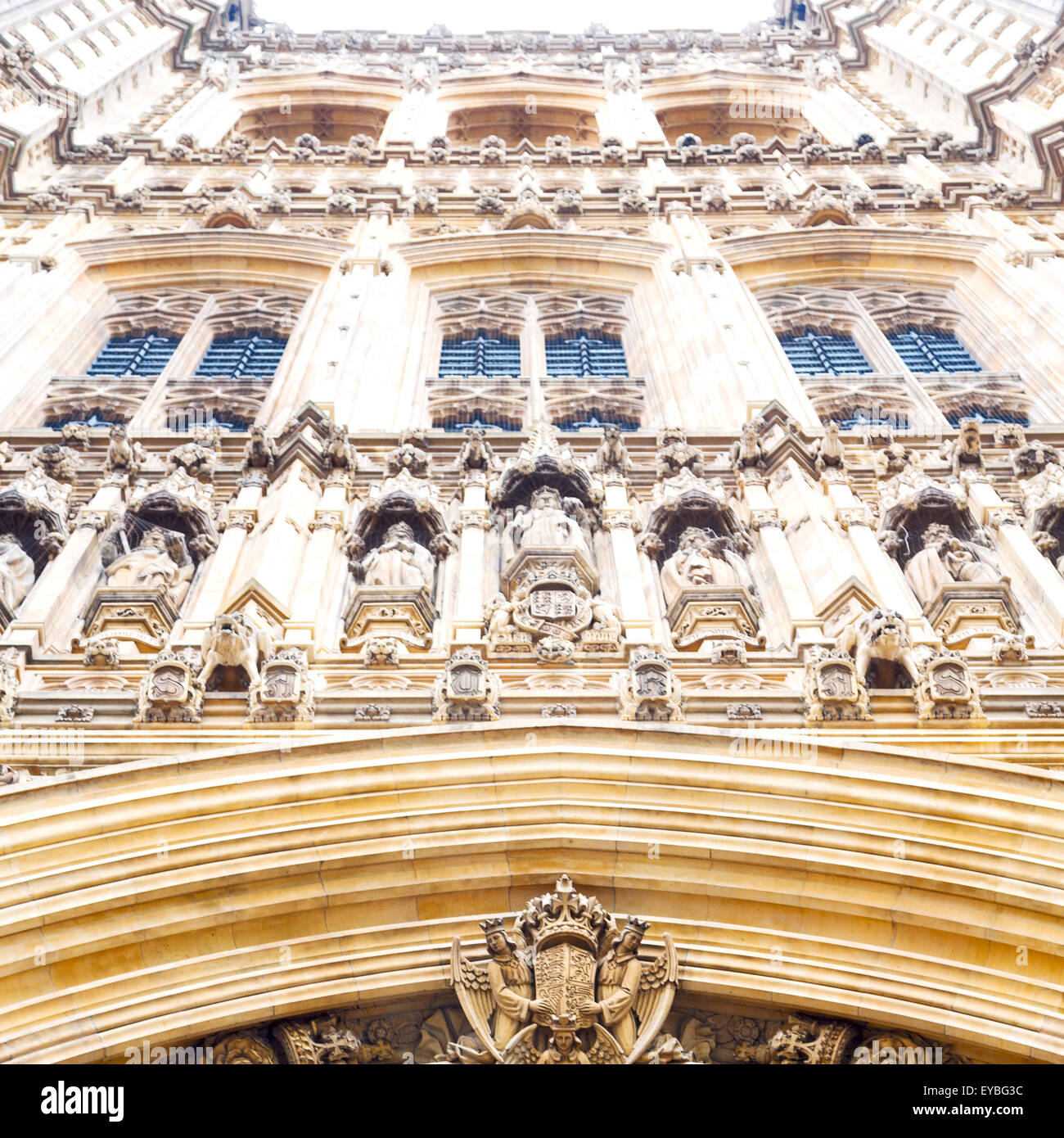 old architecture in england london europe wall and history Stock Photo ...