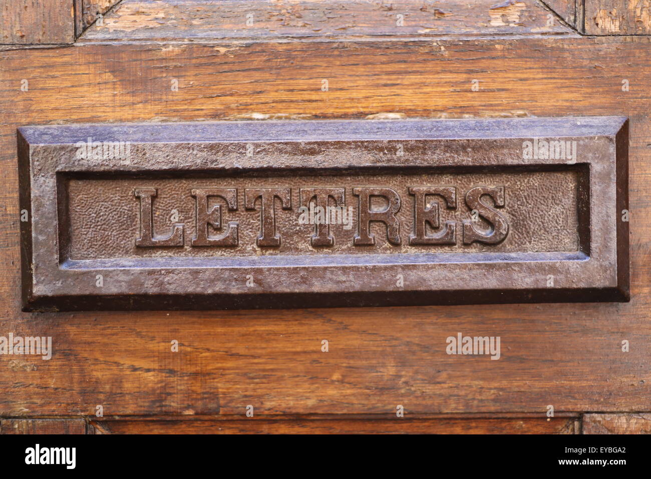 Old Letterbox in France Stock Photo - Alamy
