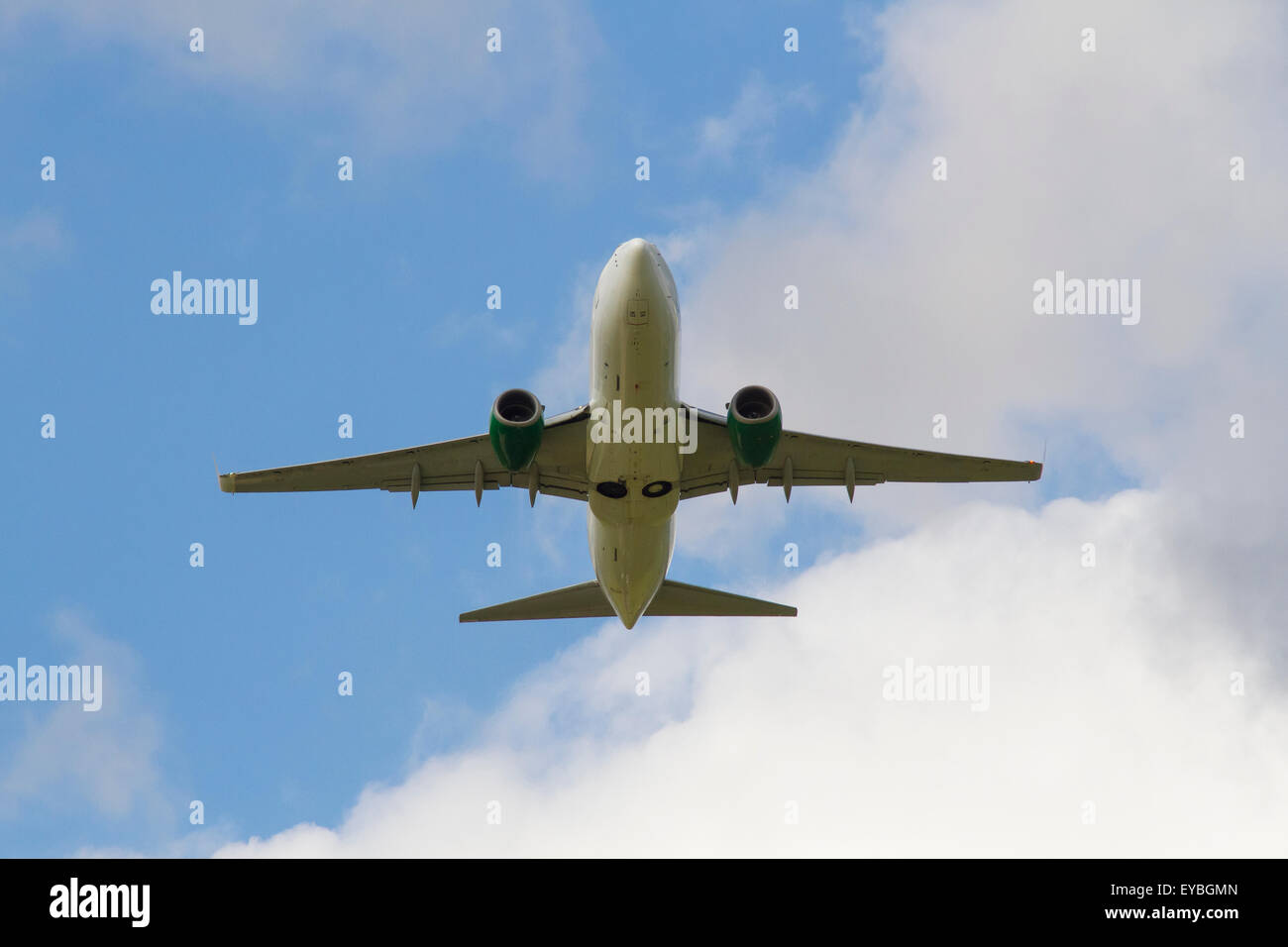 Plane taking off from Manchester Airport Stock Photo - Alamy