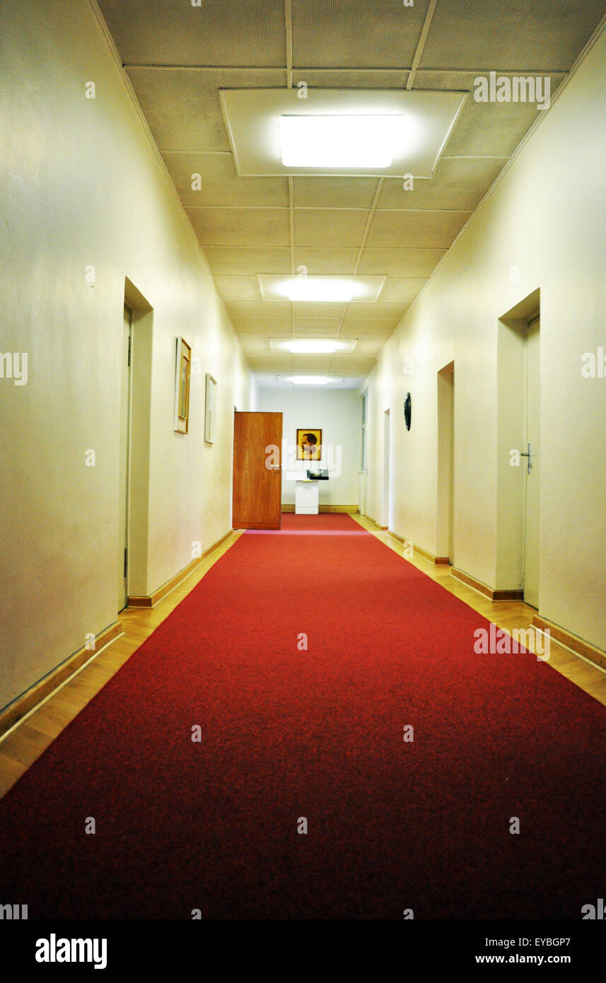 corridor in the Stasi museum, Berlin Stock Photo - Alamy