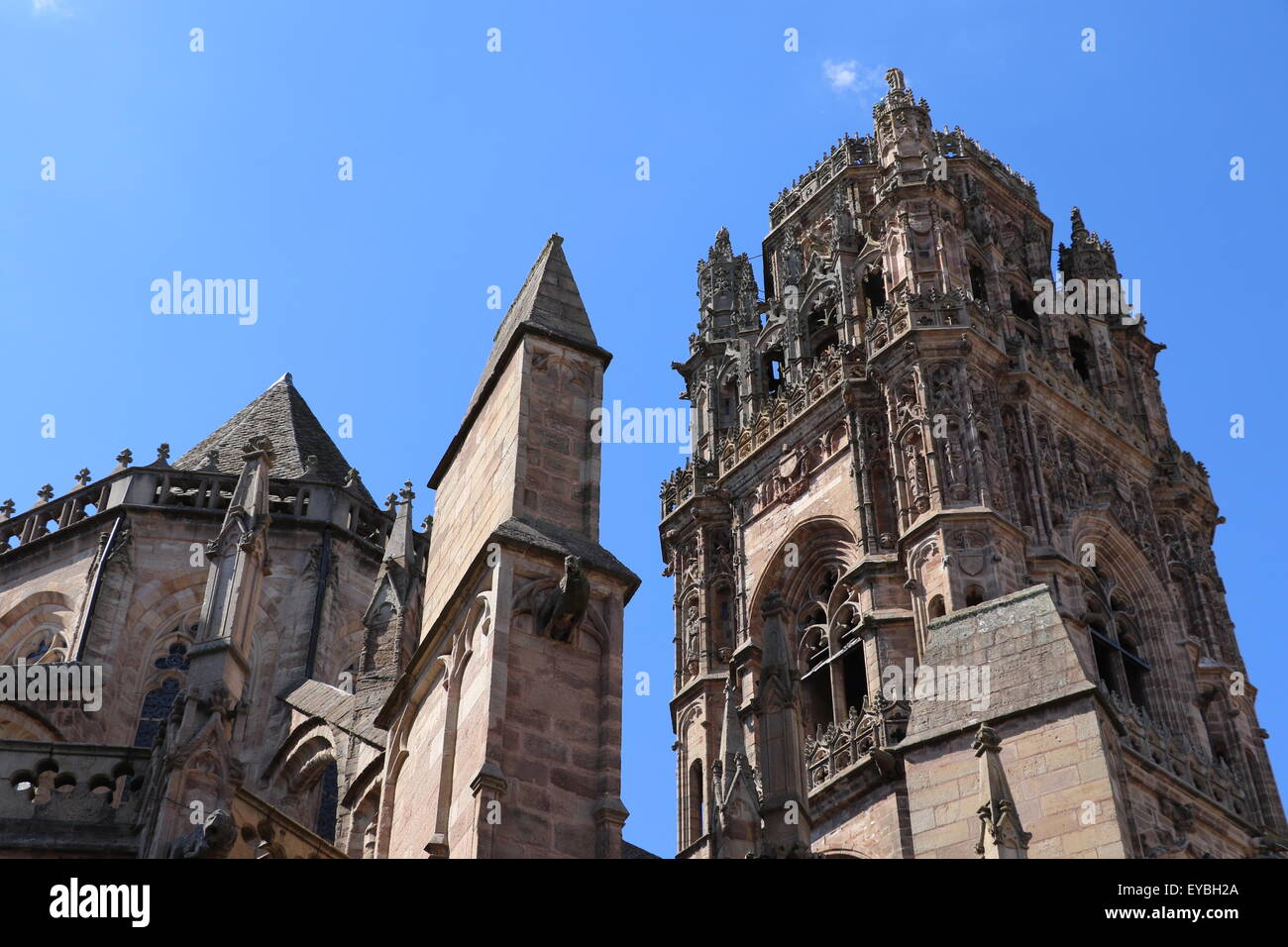 The cathedral of Rodez, France Stock Photo - Alamy