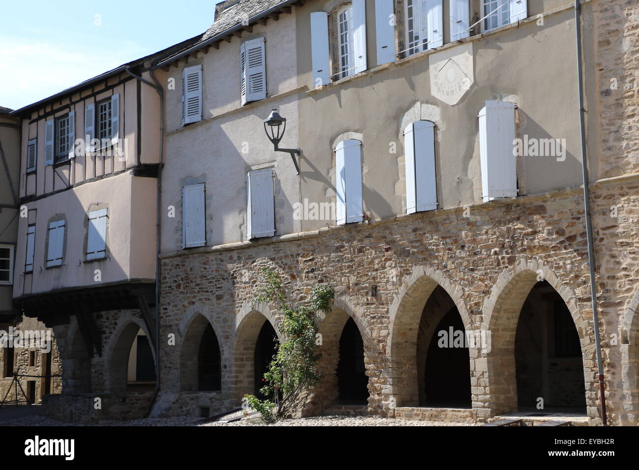 Village of Sauveterre-de-Rouergue, France Stock Photo - Alamy
