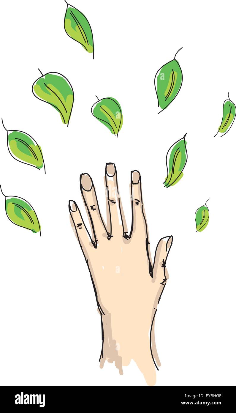 Drawn human hand Stock Vector Image & Art - Alamy