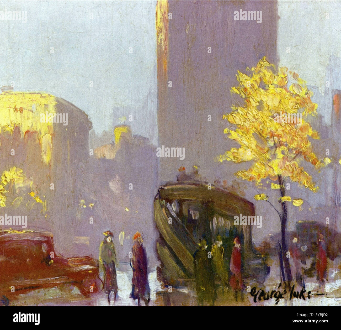 George Luks Fifth Avenue New York Stock Photo - Alamy