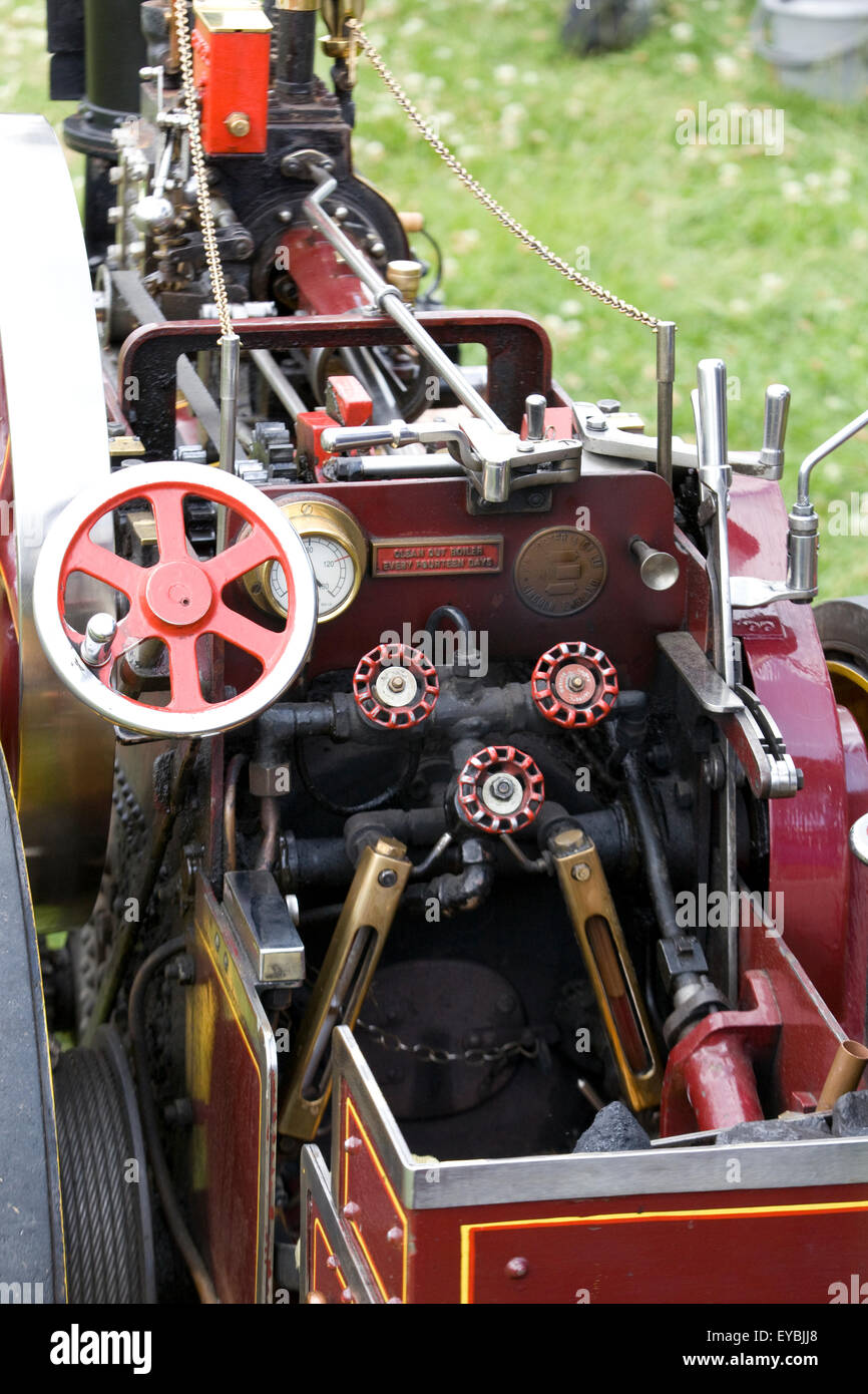 Vintage Miniature Stream Engine Stock Photo - Alamy