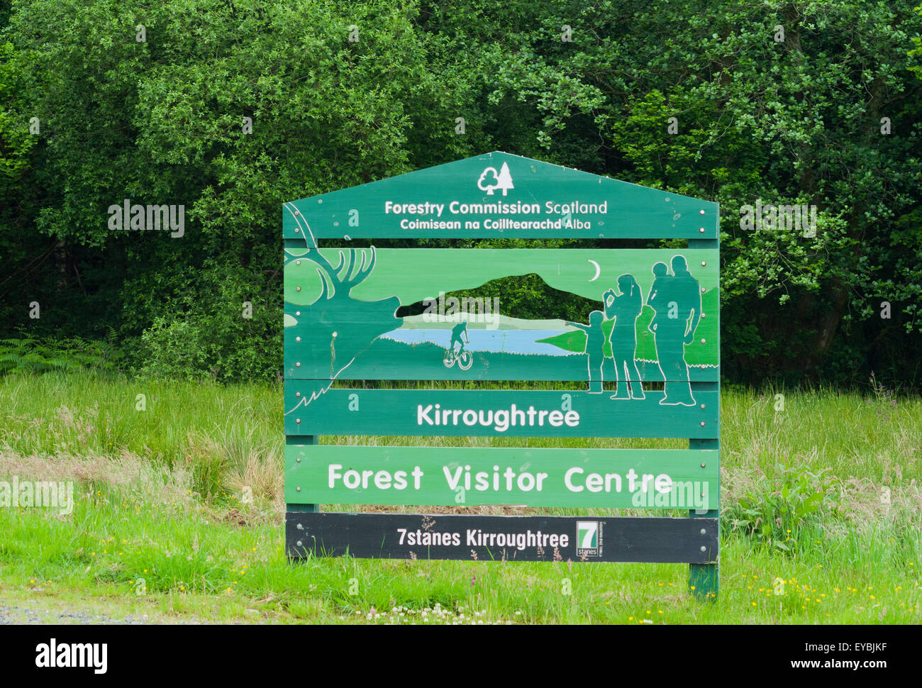 Kirroughtree Forest Visitor Centre, Galloway Forest Park, Wigtownshire ...