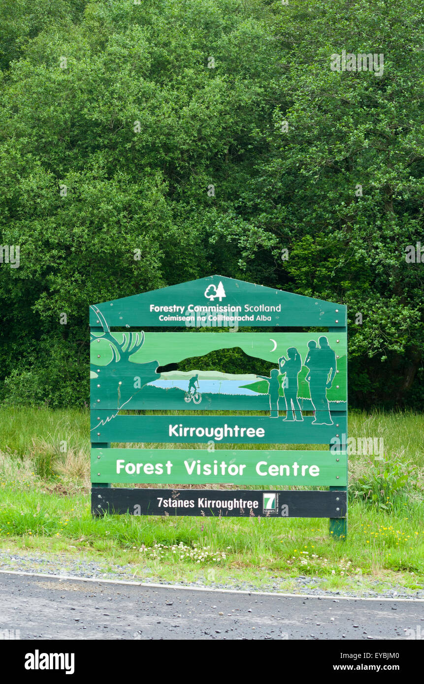 Kirroughtree Forest Visitor Centre, Galloway Forest Park, Wigtownshire ...