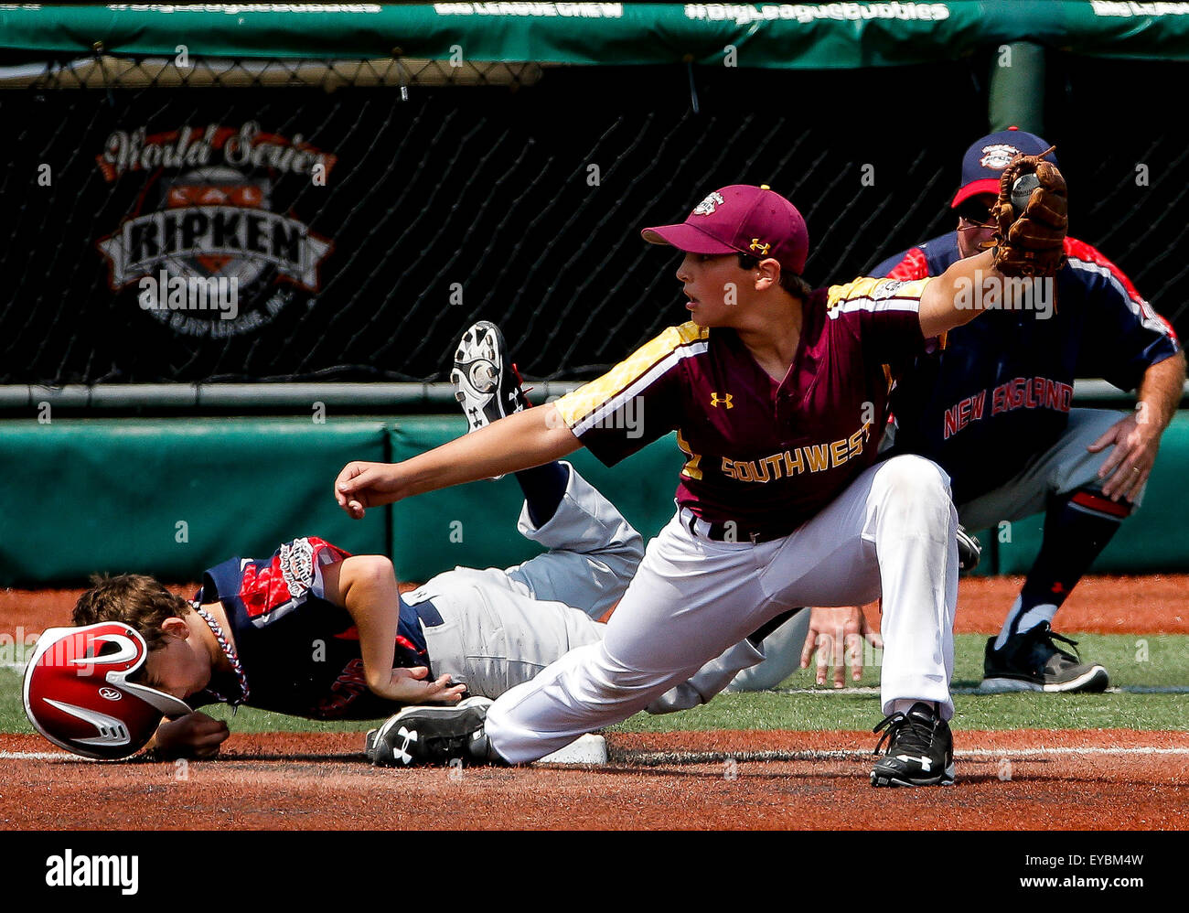 Aberdeen, Maryland, USA. 26th July, 2015. July 26, 2015: Cole Berry (14 ...