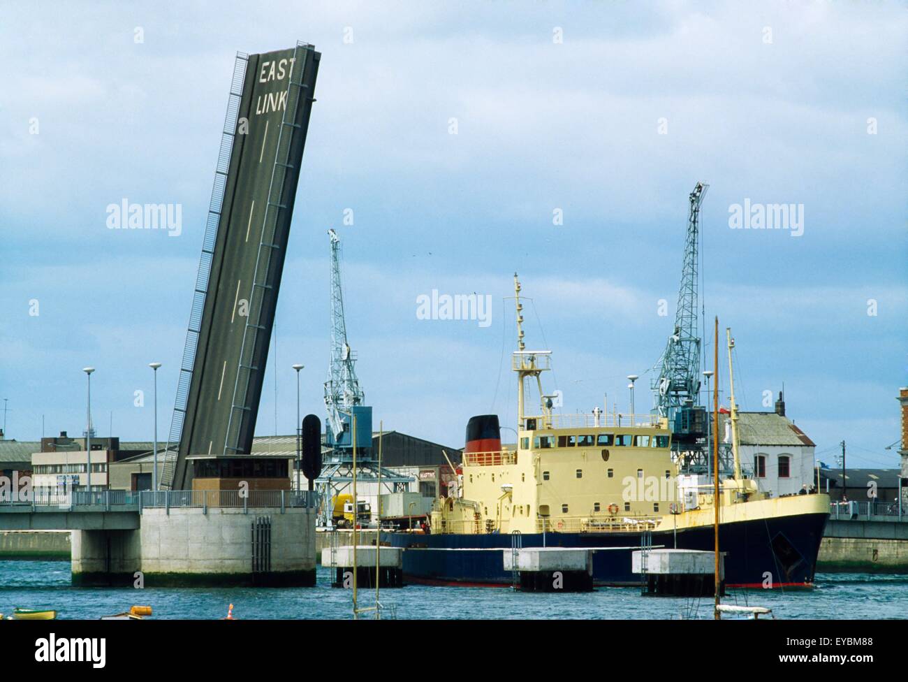 River Liffey, Dublin, Co Dublin, Ireland; Guinness Boat And The East ...