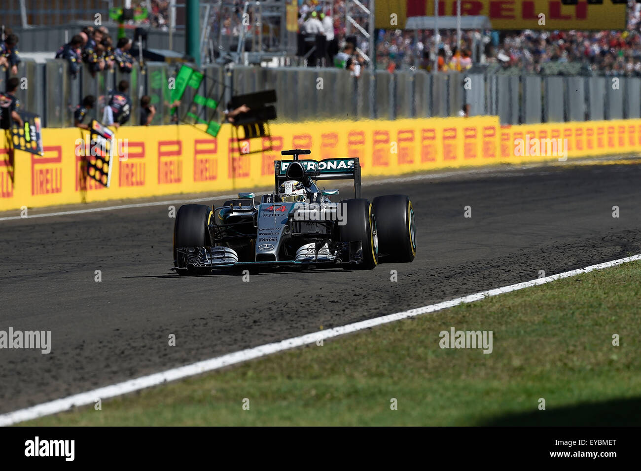 Lewis hamilton 2015 hungary hi-res stock photography and images - Alamy