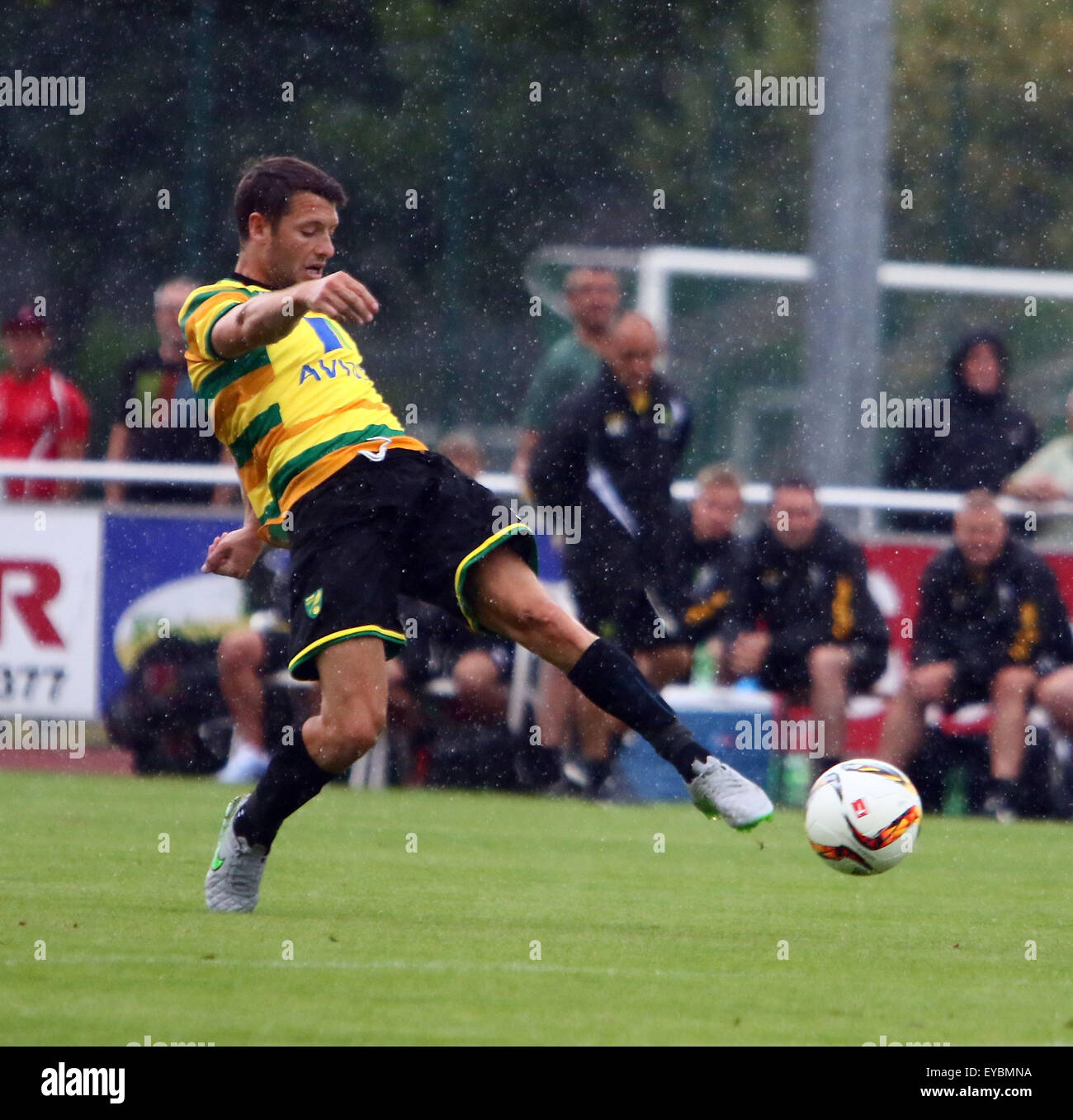 Prien, Bavaria, Germany. 25th July, 2015. Wes HOOLAHAN (Norwich ...