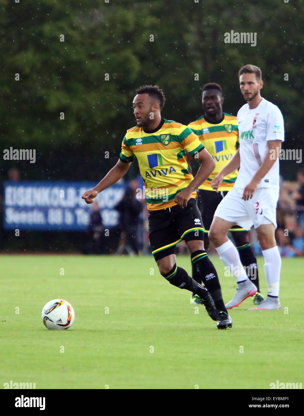 Prien, Bavaria, Germany. 25th July, 2015. Nathan REDMOND (Norwich ...
