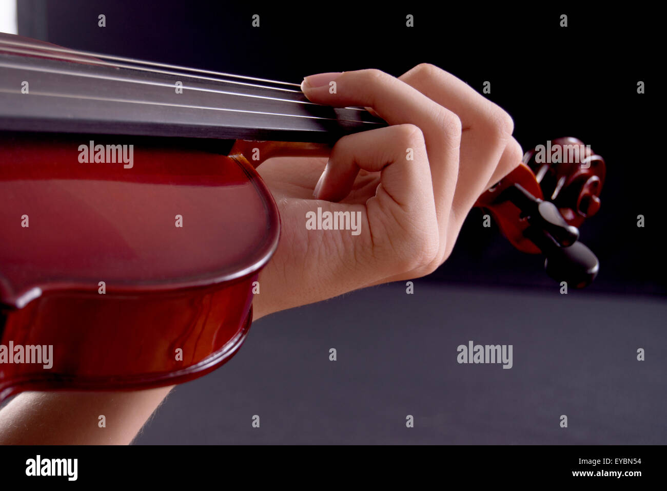 Violin being played Stock Photo - Alamy