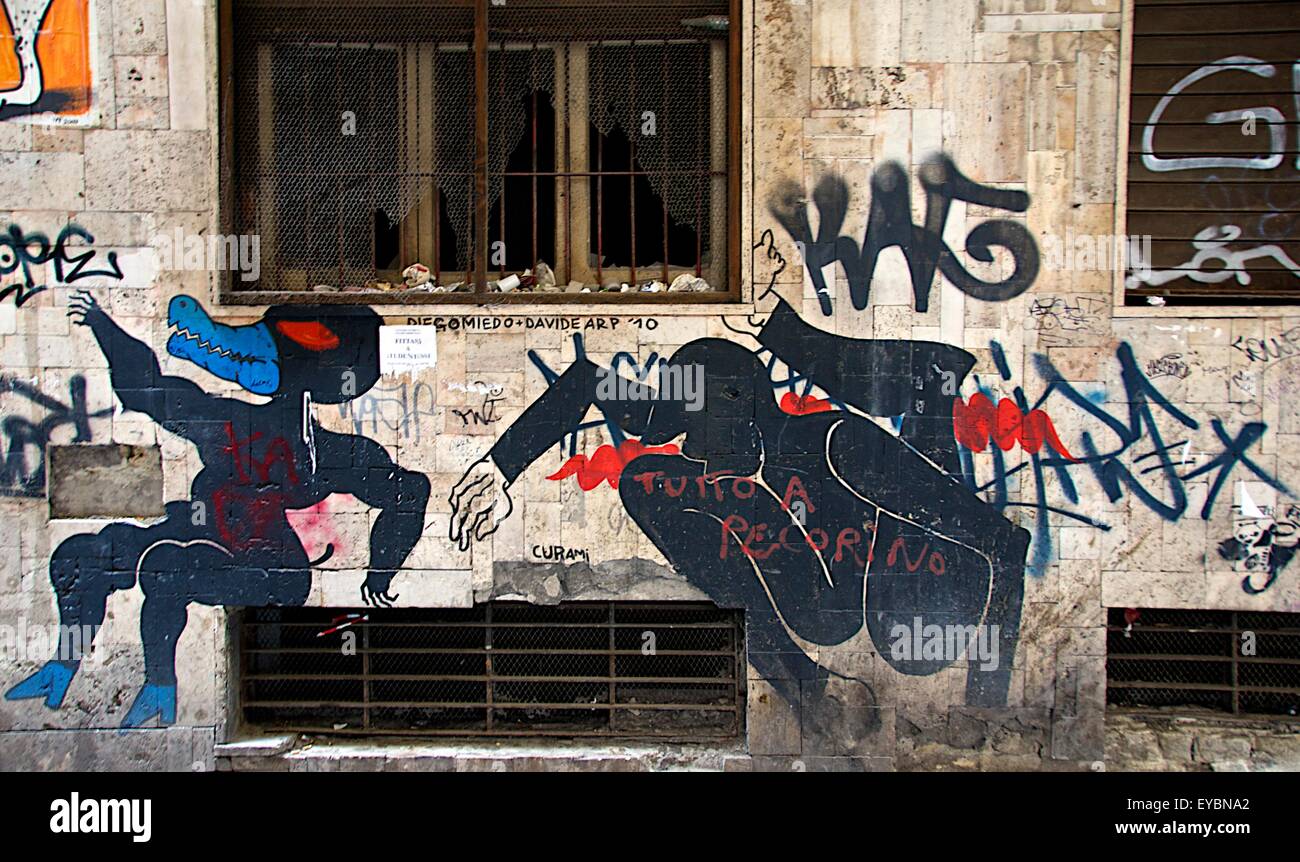 Naples Italy Street Art Graffiti